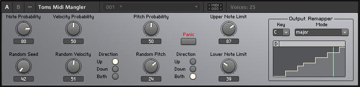 Toms Midi Mangler 1.1 - Probabilistic Reaktor/Falcon Midi Ensemble (not ...